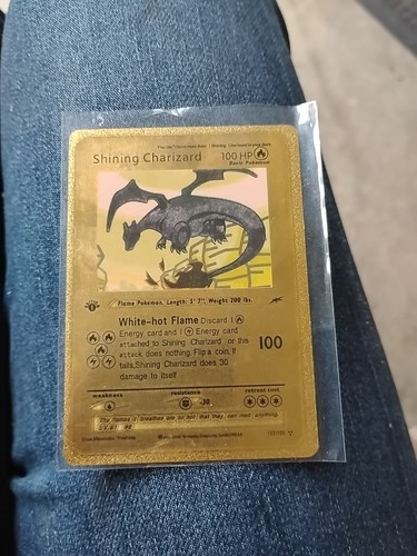 Shining Charizard 107/105 Gold 1st edition ULTRA rare pokemon card | eBay