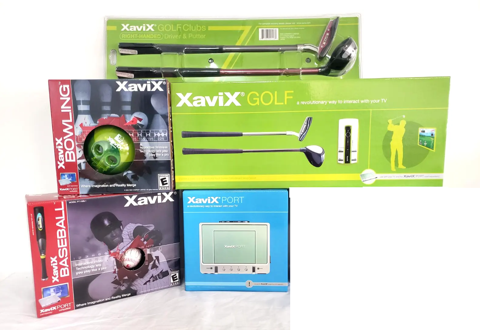 XaviX Port Video Game Console Bowling Baseball Golf Accessory Brand NEW ...