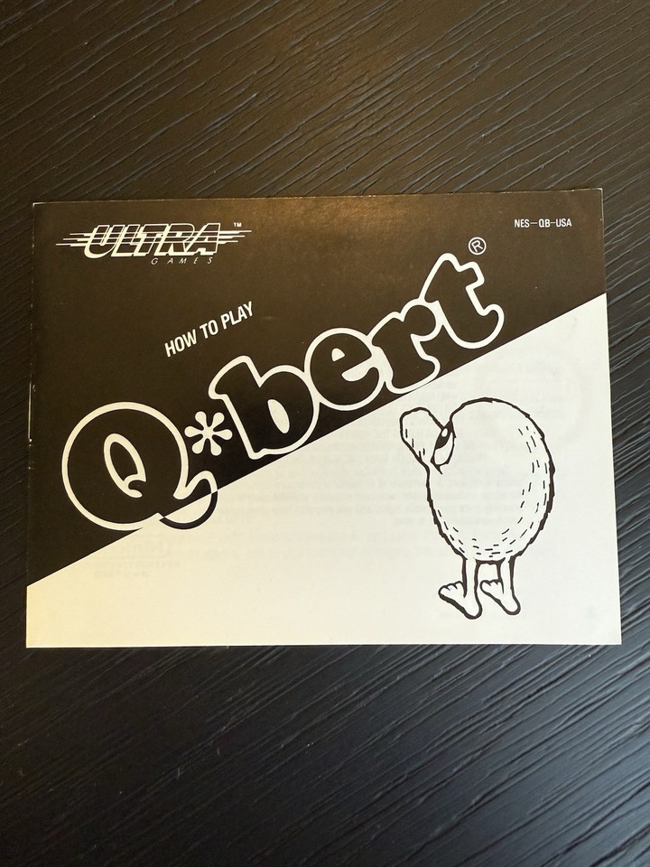 Qbert (Nintendo Entertainment System, 1989) NES Complete CIB with ...