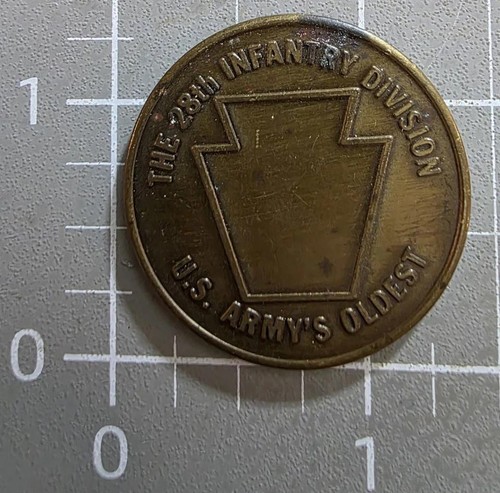 Challenge Coin US Army 28th Infantry Division Army's Oldest | eBay