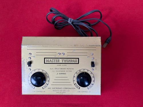 MRC Master TwinPak HO & N Model Railroad DUAL Train Control D-2000 ...