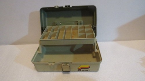 Plano 3100 Fishing Tackle Box Storage GREEN, Vintage | eBay