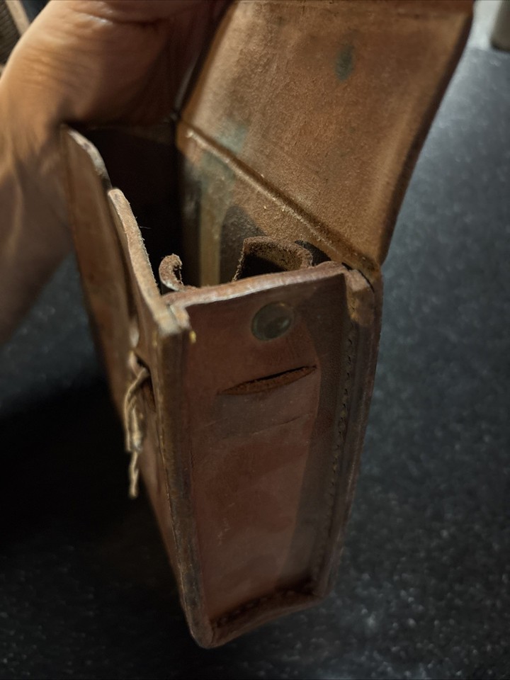 Vintage 1940s Leather Forester Surveyor Compass Sheath Holster Dist Co ...