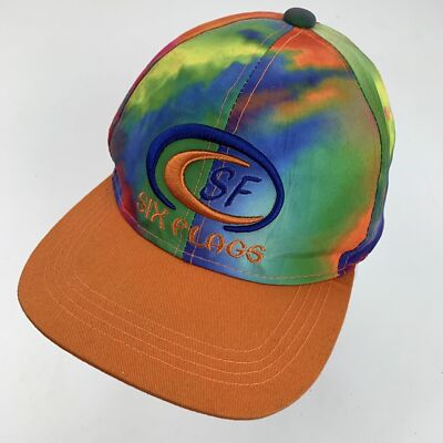Six Flags Kids Tie Dye Ball Cap Hat Adjustable Baseball | eBay