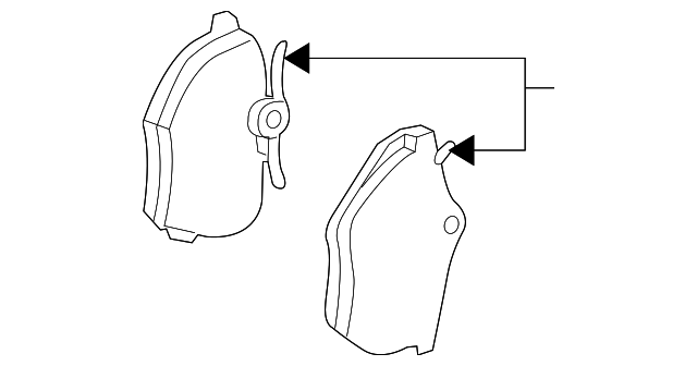 Genuine Volvo Brake Pads Rear 31262468 | eBay