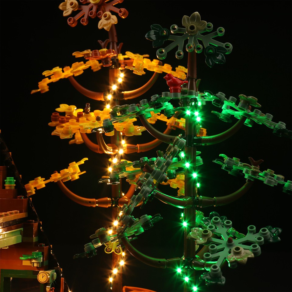 LocoLee LED Light Kit for Lego 21338 A-Frame Cabin House Building ...