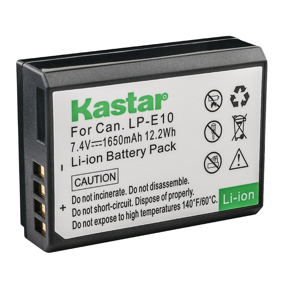 Kastar Replacement Battery for Canon LP-E10 Battery & Canon EOS Rebel ...