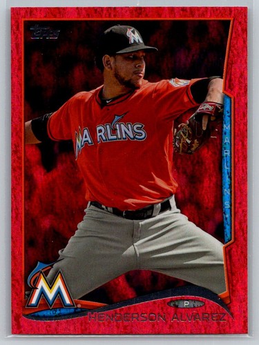 2014 Topps #241 Henderson Alvarez Red Foil | eBay