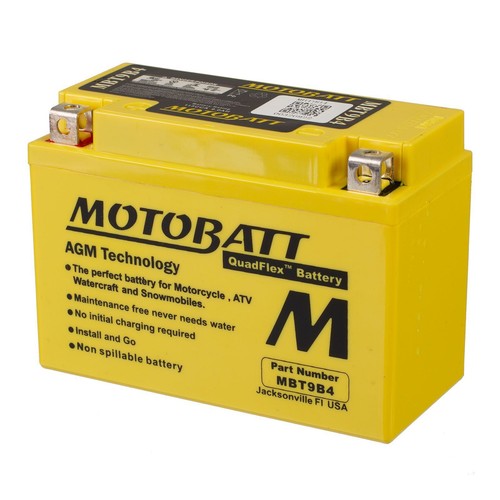 Yamaha YZF750R7 Owo2 2000 Motobatt Quadflex 12V Battery | eBay