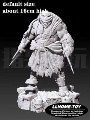 Anime Turtle warrior Raphael take double dagger Resin 3D Print GK Kit ...