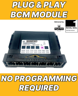 FOR VAUXHALL CORSA E PLUG &PLAY BCM BODY CONTROL MODULE 13515939 NO ...