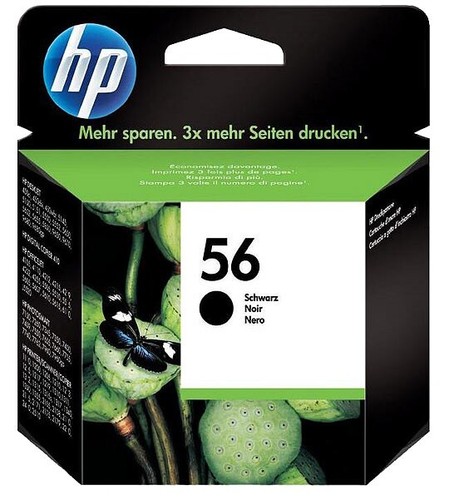 Original HP 56 schwarz OFFICEJET 4215 4255 5500 5505 5510 5515 6110 o.V ...