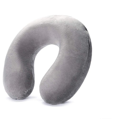 Coussin Voyage Avion Collier Cou Velours Memory Foam Lecture Relax Dfh ...
