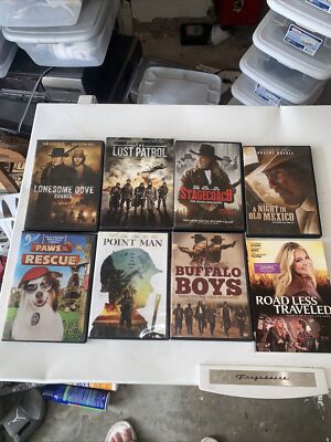 DVDs Lot Of 8 Not Rated Mostly Western | eBay
