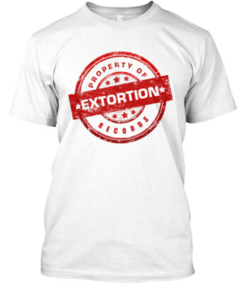 Extortion Records T-Shirt Made in the USA Size S to 5XL | eBay