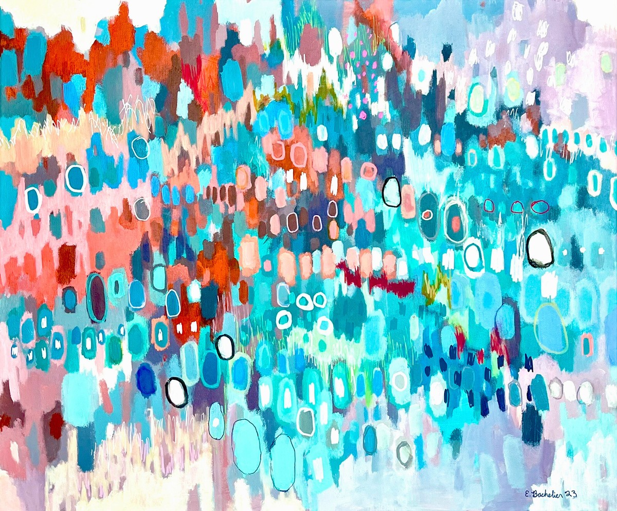 Complementary Color Abstract Paintings