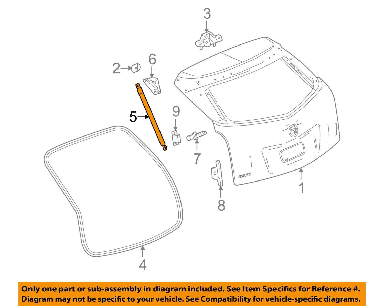 Cadillac GM OEM SRX Liftgate Tail Tailgate Trunk-Release Latch Actuator ...
