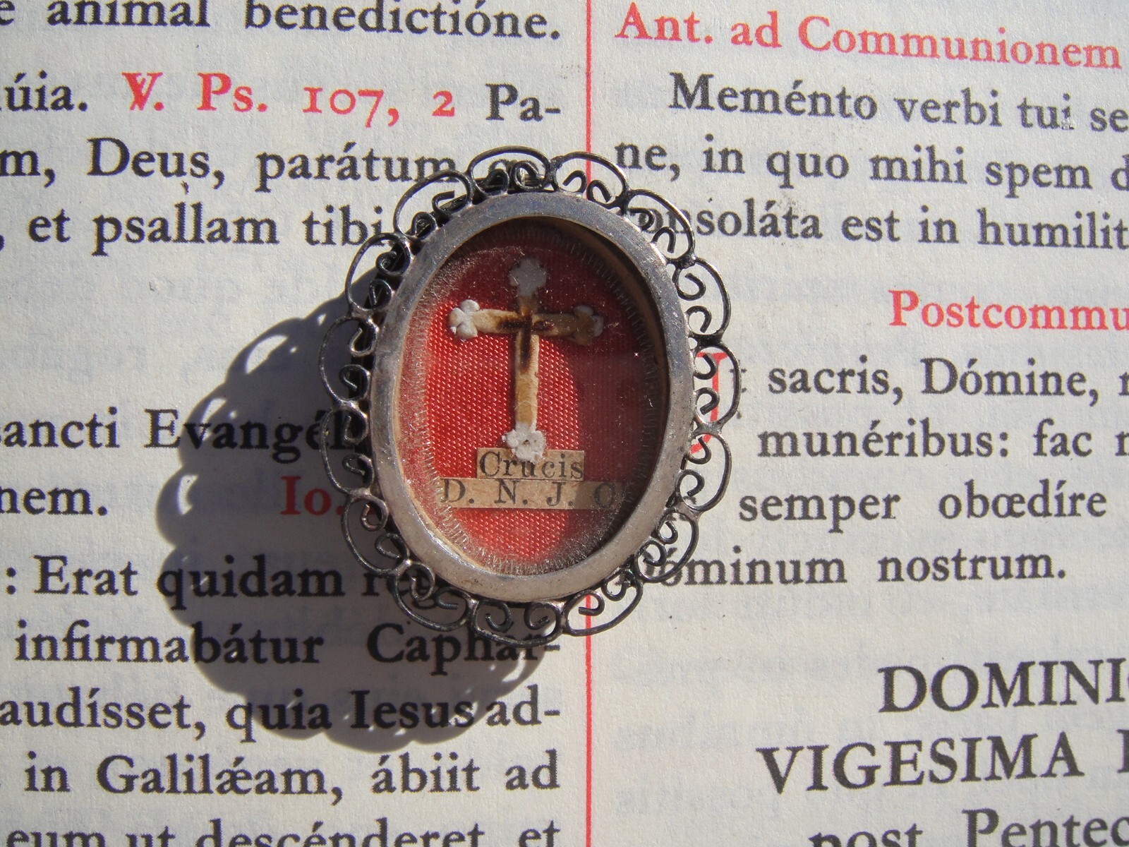 Christian silver reliquary 1700s relic True Cross Jesus Christ COA | eBay