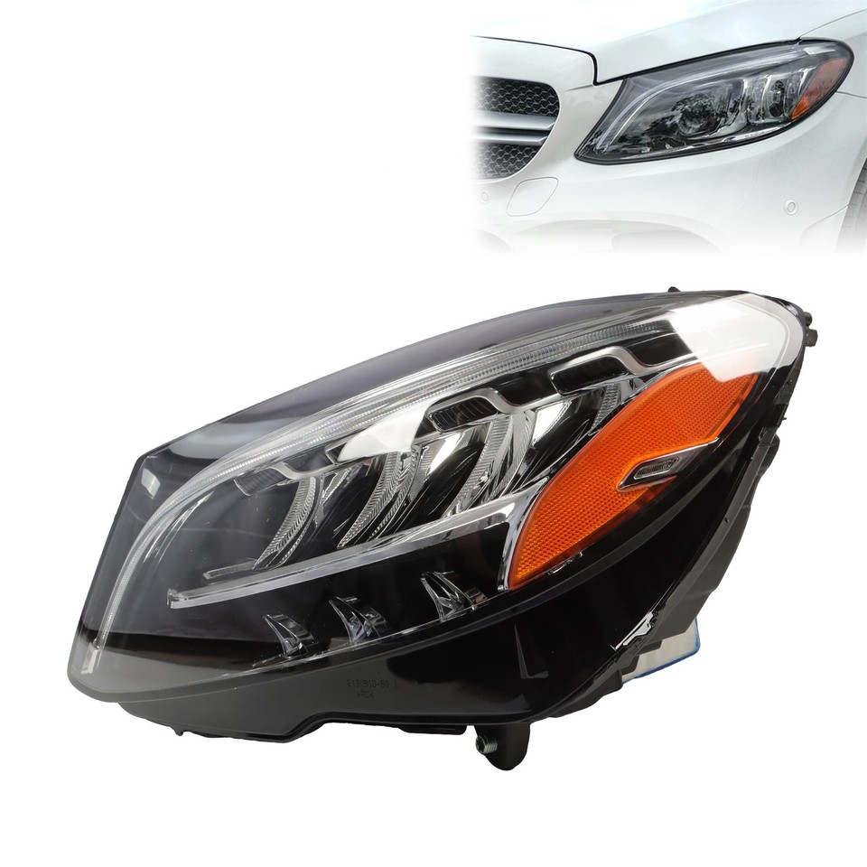 For 2019-2021 Mercedes-Benz W205 C300 Full LED Headlight Driver Side (7 ...