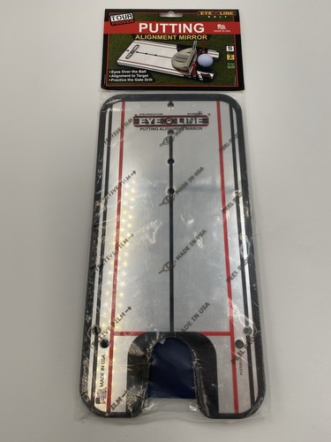 EYE LINE Golf Putting Alignment Line Mirror Training Trainer w/Carry ...
