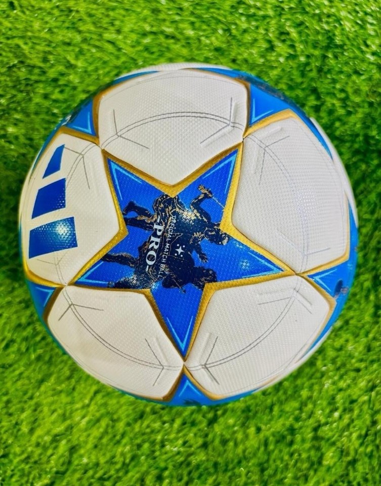 Adidas UEFA CHAMPIONS LEAGUE BLUE STAR Match Foot BALL Soccer ball 2018 ...