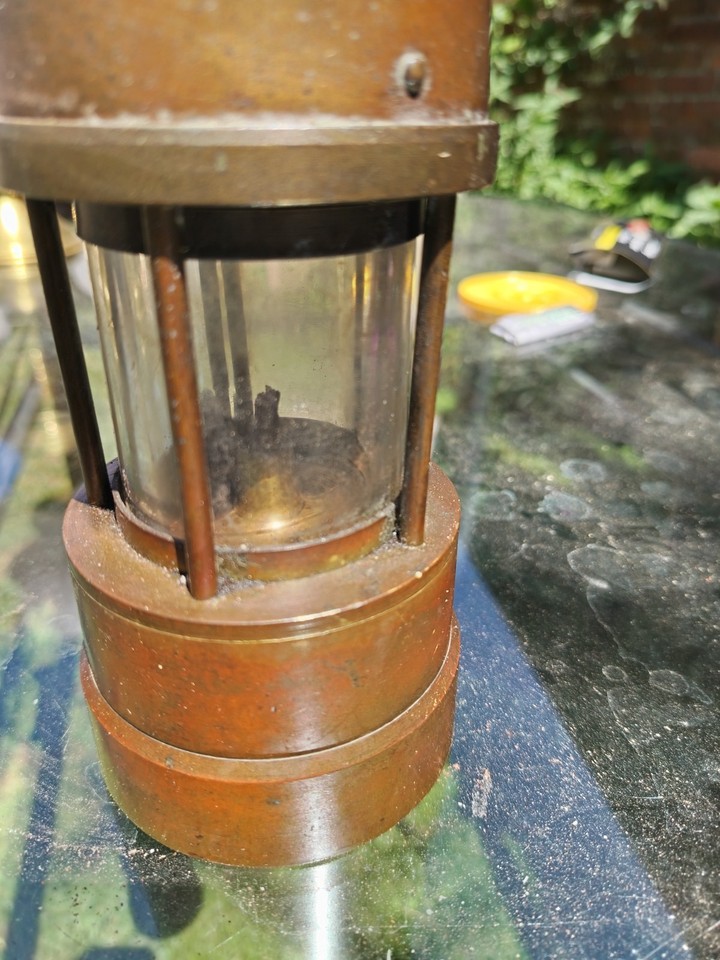Eccles Protector Miners Oil Lamp Type A In Superb Working Condition ...