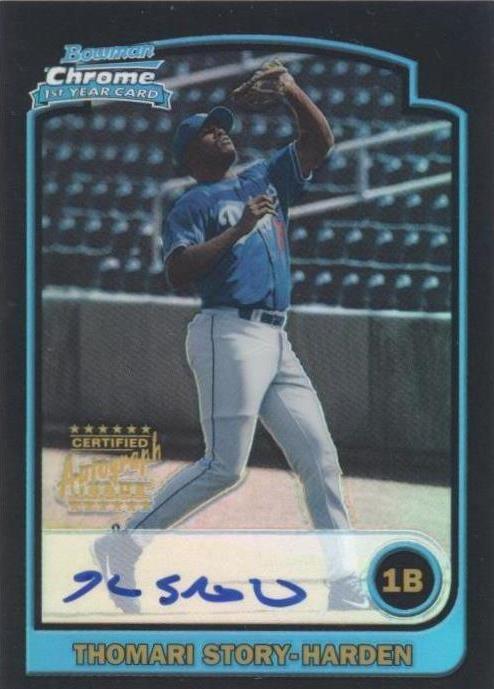 2003 Bowman Chrome - Thomari Story-Harden #346 Refractor (AU, RC) for ...