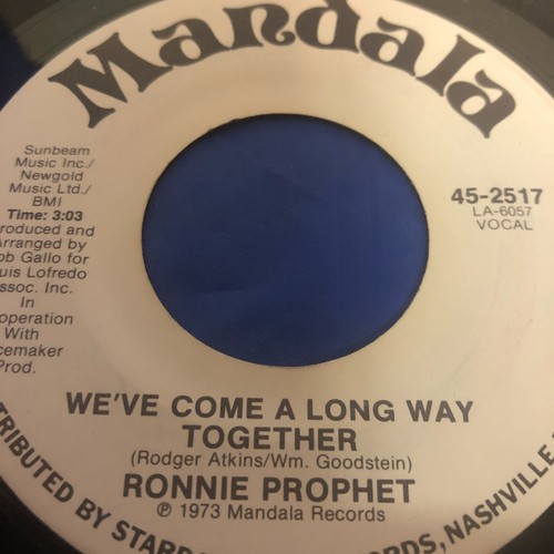 Ronnie Prophet – We've Come A Long Way Together - 7" VINYL 45 RPM | eBay