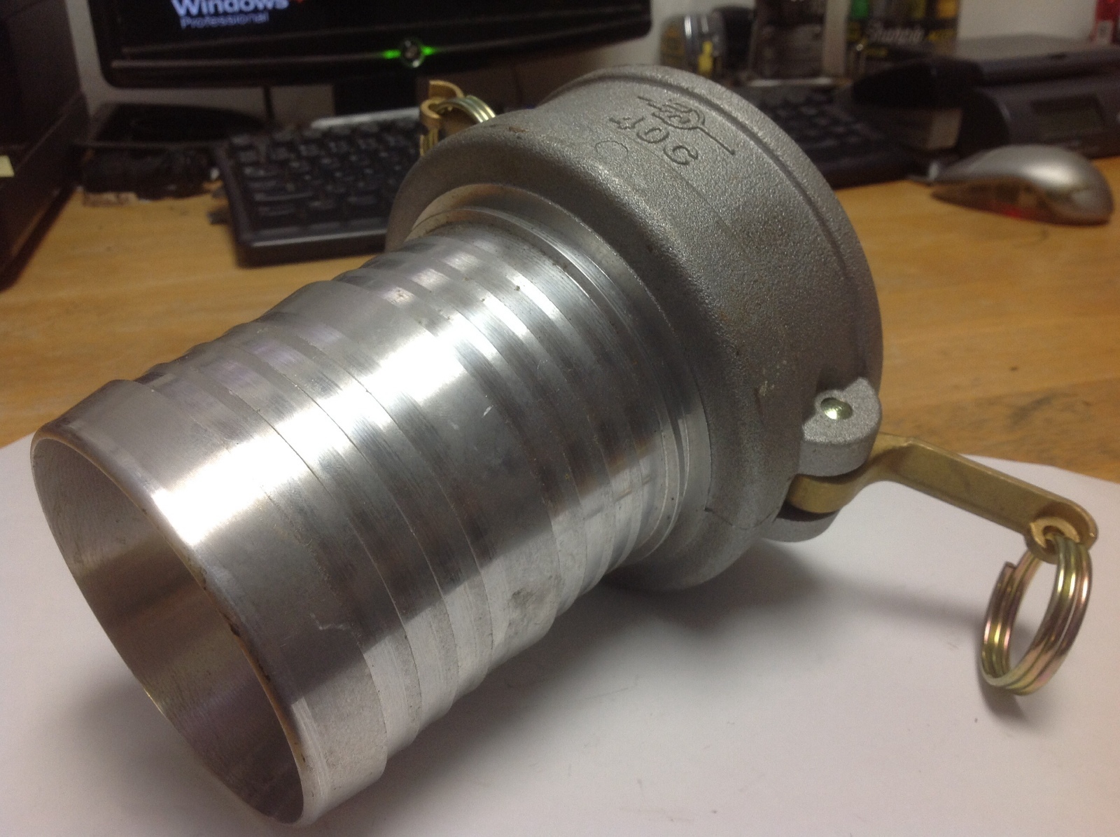 PT Coupling 40C Aluminum Coupler Brass 7" Tall NEW OLD STOCK $79 | eBay