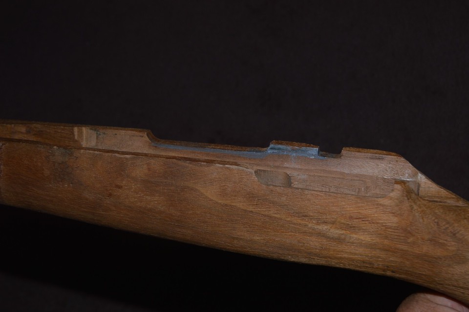 #1 UNFINISHED WALNUT RIFLE WOOD STOCK FOR SHORT ACTION 32 1/4"L CENTER ...