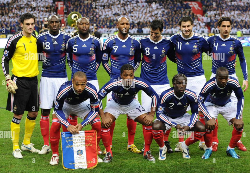 FRANCE 2009 2010 HOME SHIRT WORLD CUP FOOTBALL SOCCER ADIDAS FFF MENS ...