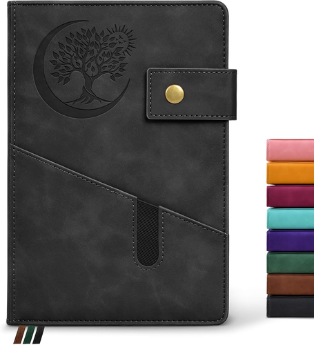 Lined Journal Notebook for Men, A5 Leather Journals for Writing Women ...