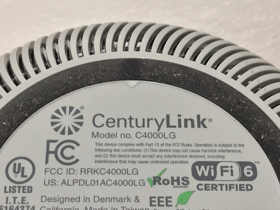 Century Link Modem/Router Combo – Model C4000LZ | eBay