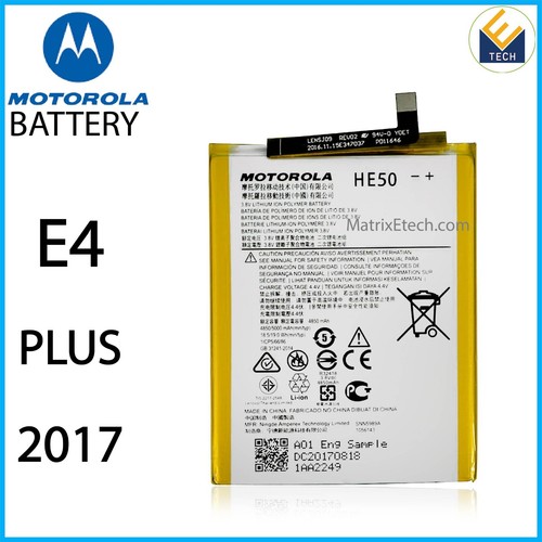 Motorola Moto E4 Plus (XT1774 2017) Replacement Battery (Genuine OEM ...