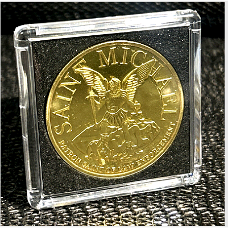 DALLAS TEXAS POLICE DEPARTMENT GOLD FINISH Challenge Coin W 2X2 ST CASE ...