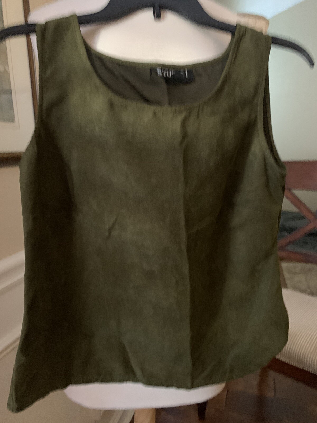 shell top, studio 1, green suade, size6 | eBay