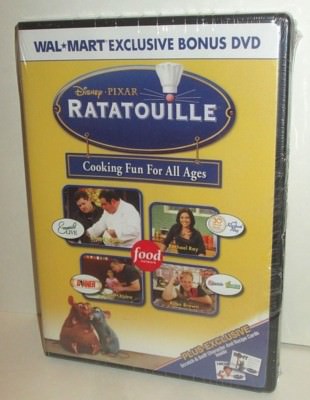 DISNEY PIXAR RATATOUILLE COOKING FUN FOR ALL AGES DVD WALMART EXCL FOOD ...