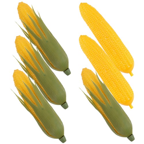 6 Pcs Decor Craft Simulated Corn Model Artificial Vegetables Fake on ...