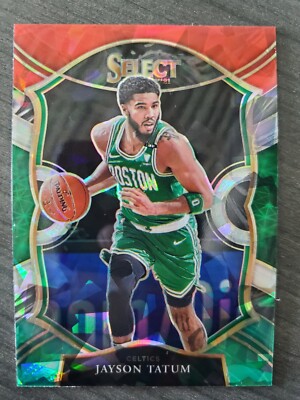 2020 Panini Select Jason Tatum Red Green Cracked Ice Prizm #41 | eBay
