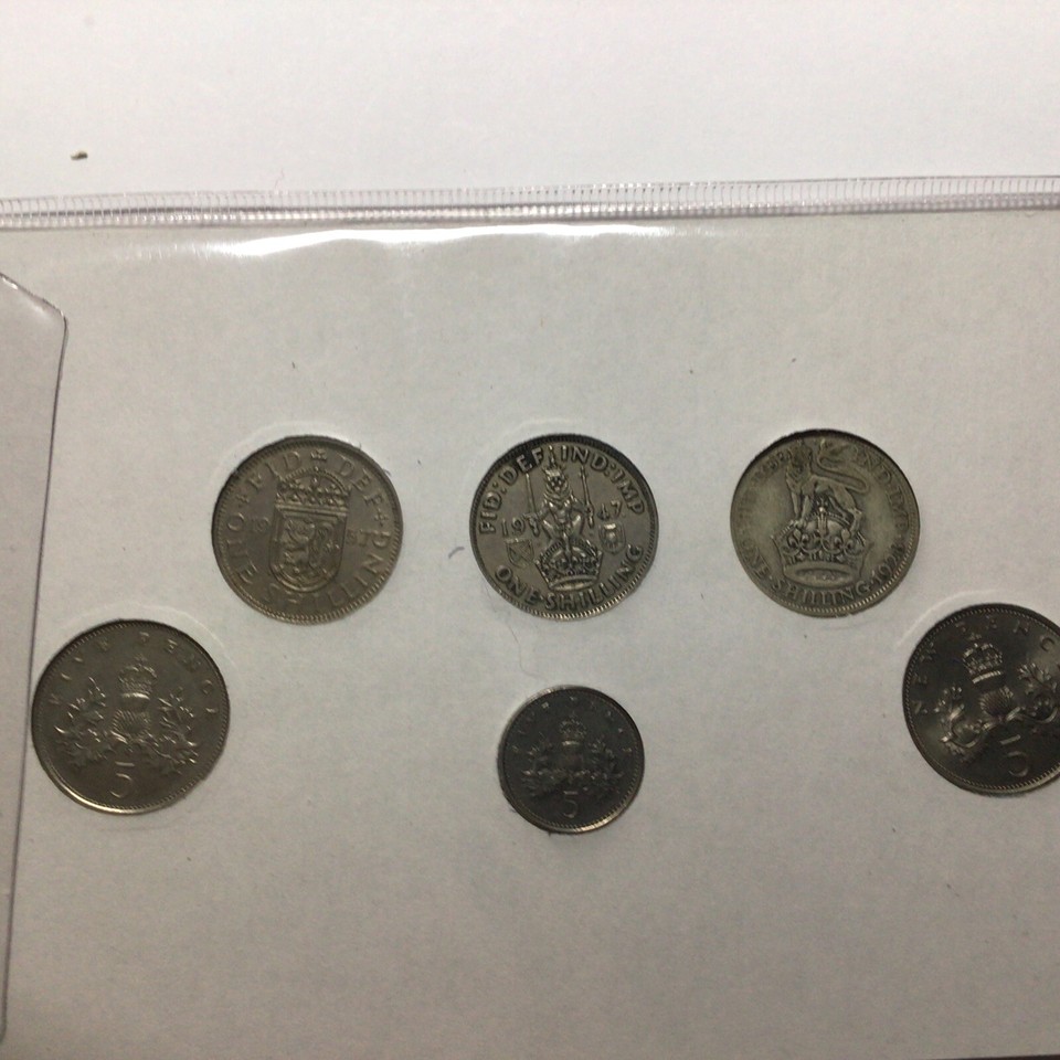 The British Bob One Shilling 6 Coin Set | eBay UK