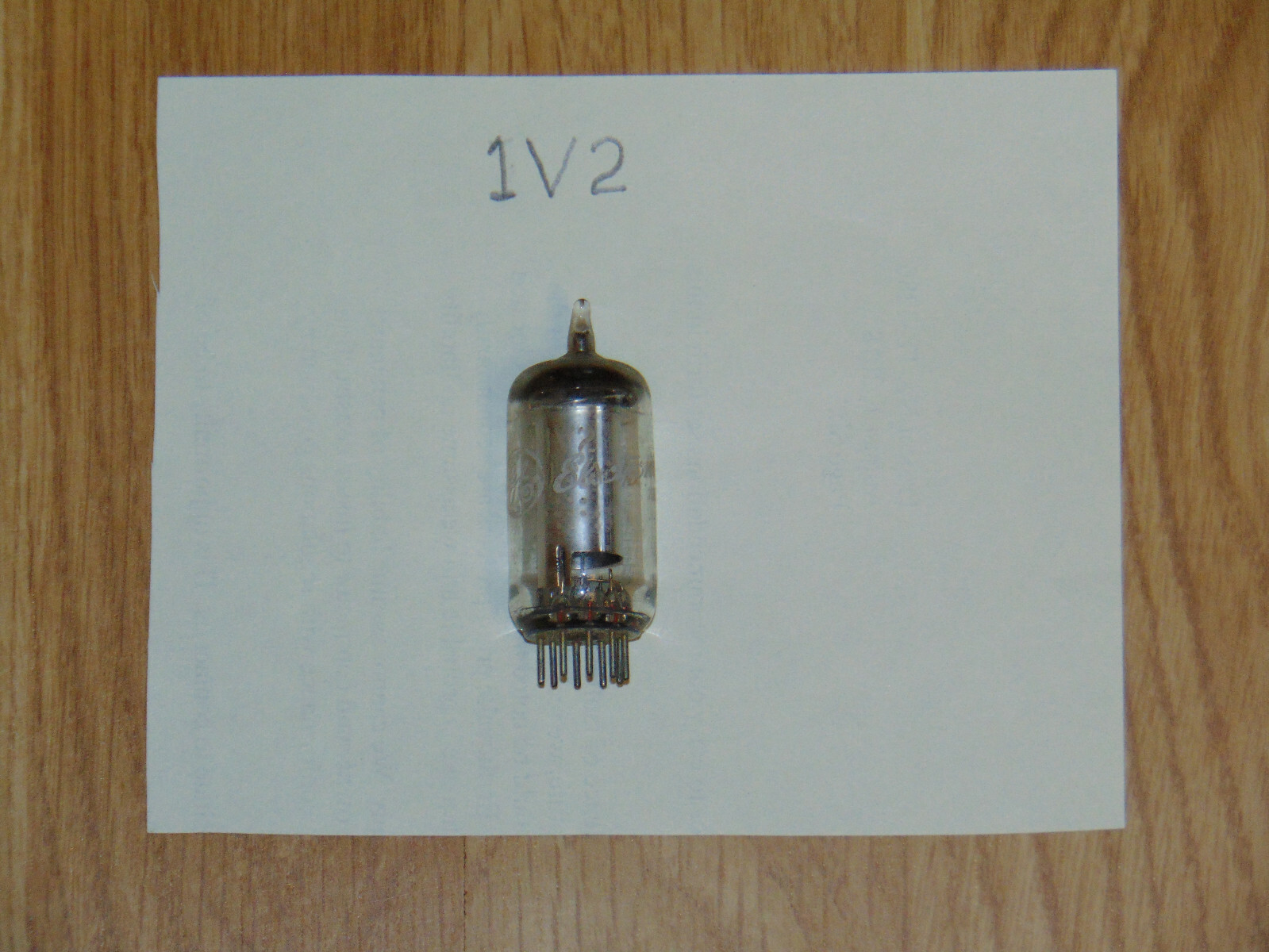 GE 1V2 Vacuum Tube Tested Good Used | eBay