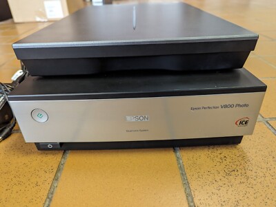 Epson Perfection V800 Photo Flatbed Scanner with Accessories and Cords ...