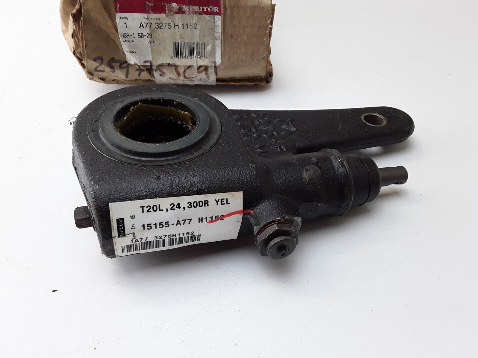 Genuine Meritor Automatic Slack Adjuster A773275H1152 Asa-1.50-28 30dr ...