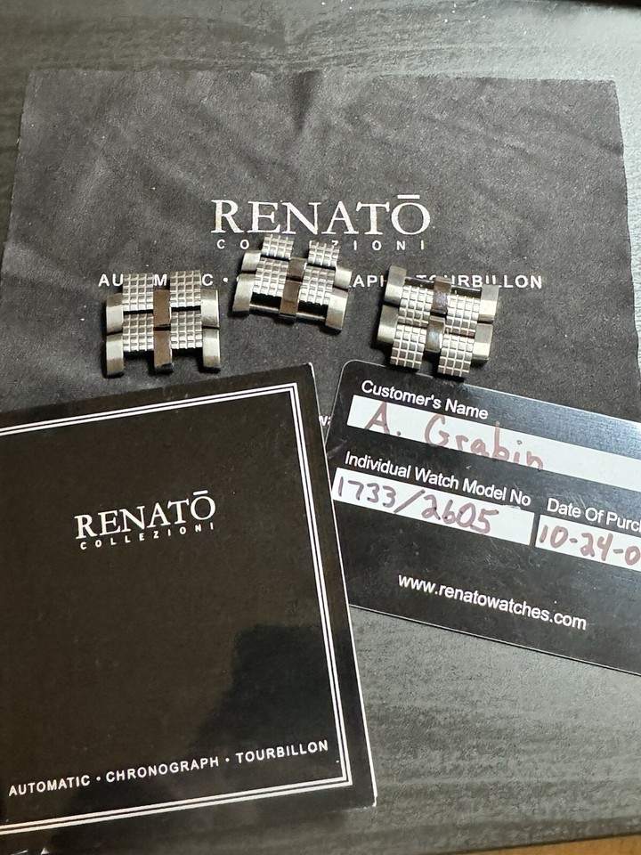 Renato Collezioni Vulcan Swiss Analog & Digital LIMITED Watch ISA9003 ...