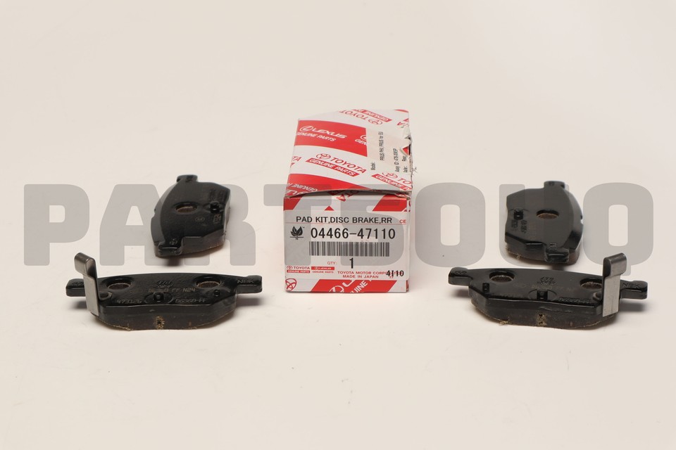 0446647110 Genuine Toyota PAD KIT, DISC BRAKE 04466-47110 | eBay