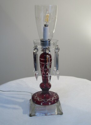Chandeliers, Fixtures, Sconces - Ruby Red Glass