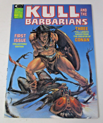 Kull and the Barbarians #1 1975 [VF] Neal Adams Vintage Marvel Magazine ...