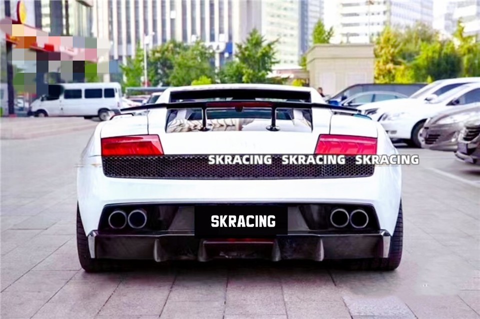 Carbon Fiber Rear Bumper Diffuser Lip Fit Lamborghini Gallardo LP560 ...