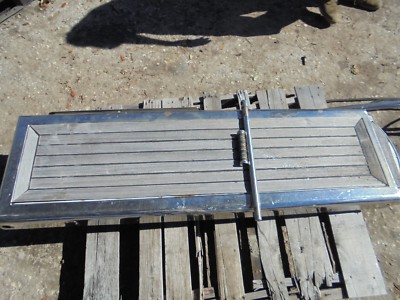 24V HYDRAULIC BOAT RETRACTING GANGWAY / GANG PLANK MAIN PLANK 61 X 18 ...