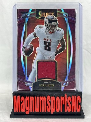 2021 Panini Select Kyle Pitts Red Prizm Rookie Swatches Patch #RSW-KPI ...